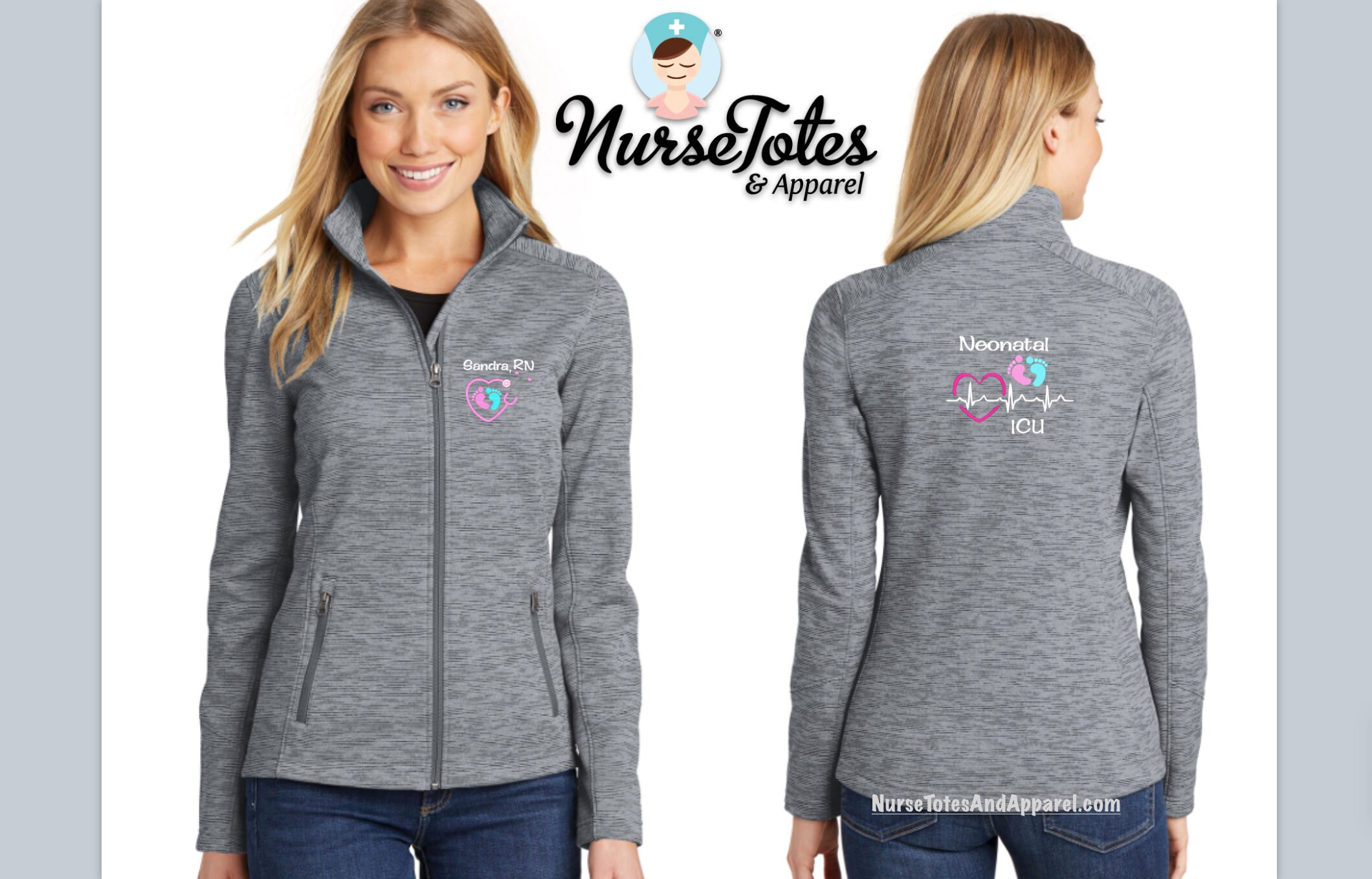 Neonatal ICU Jacket NICU Nurse Jacket Personalized Jackets | Etsy