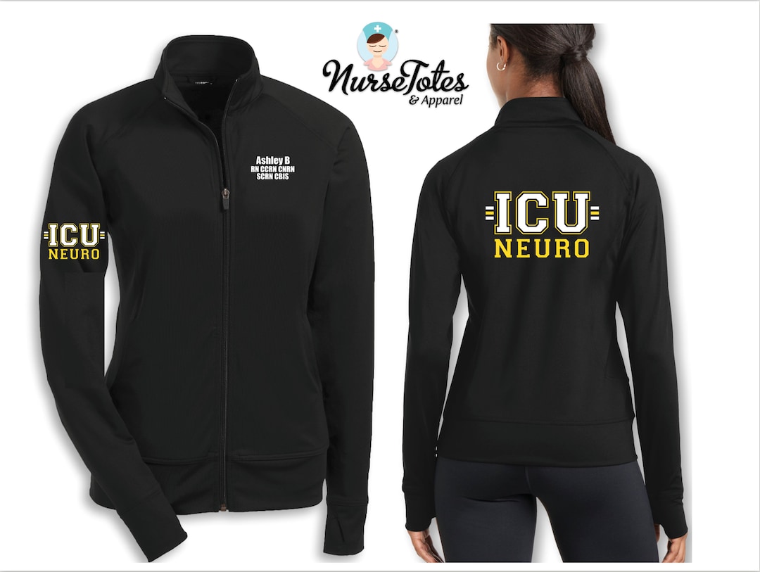 ICU Neuro Fitness Jacket Healthcare Fitness Jacket moisture Wicking ...