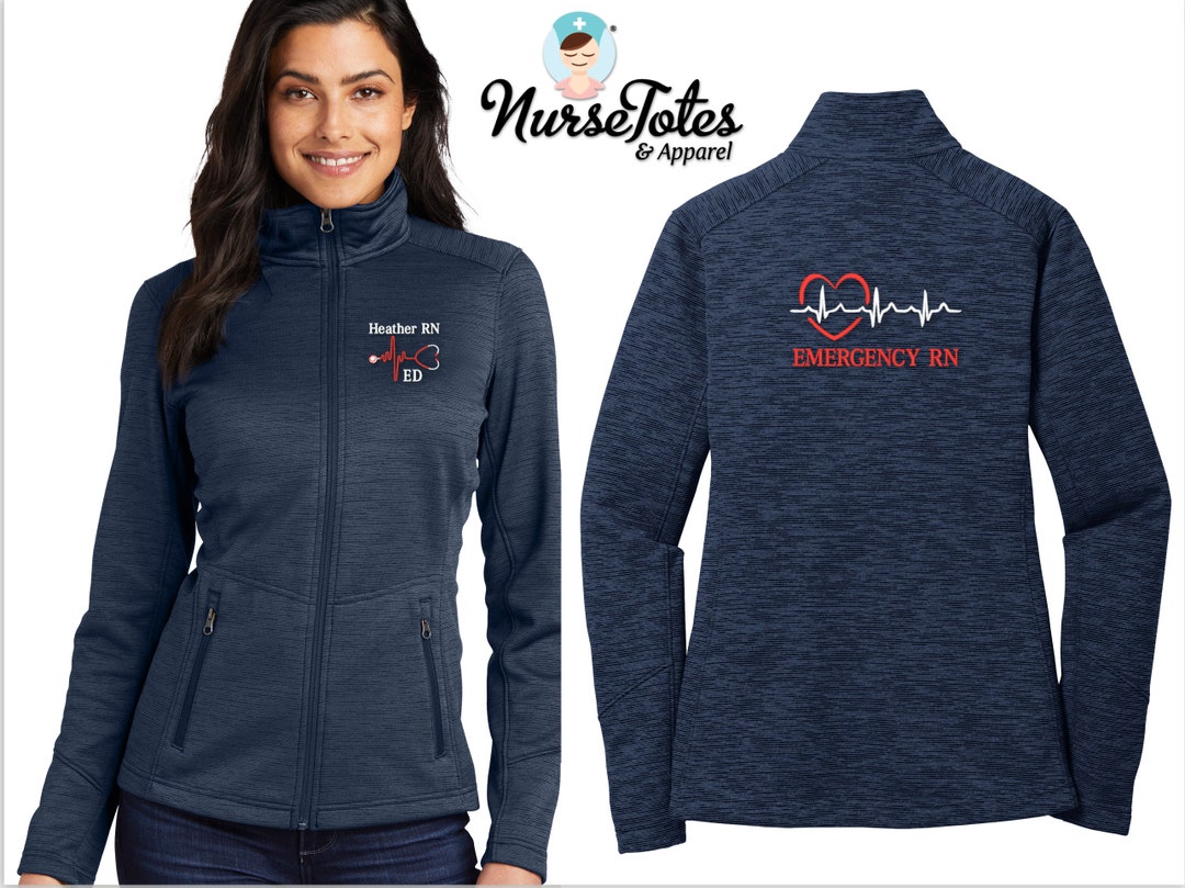 Emergency Nurse Jacket ER Rhythm Emergency Department ICU Intensive ...