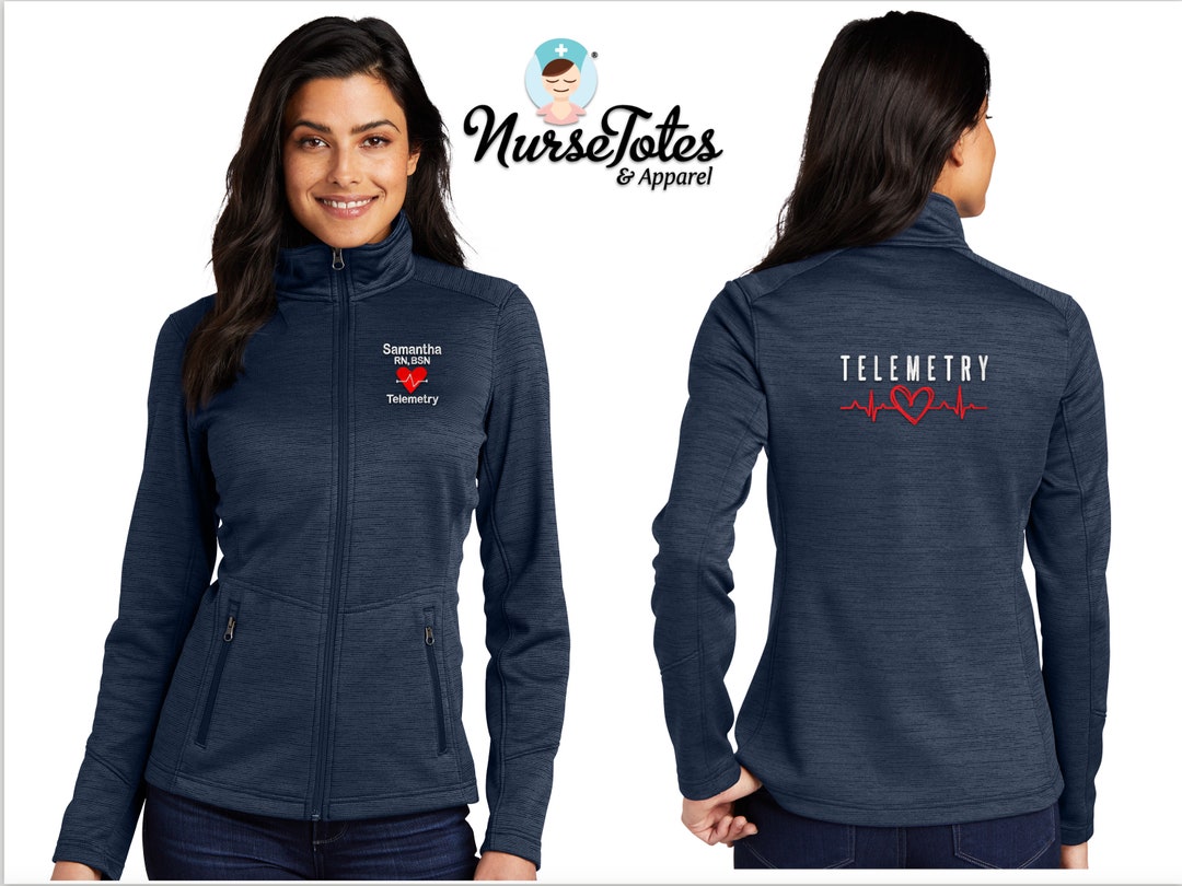 Telemetry Nurse Jacket Personalized With Embroidery - Etsy