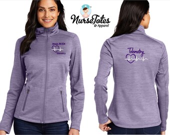 Telemetry Nurse Jacket Personalized With Embroidery | Etsy