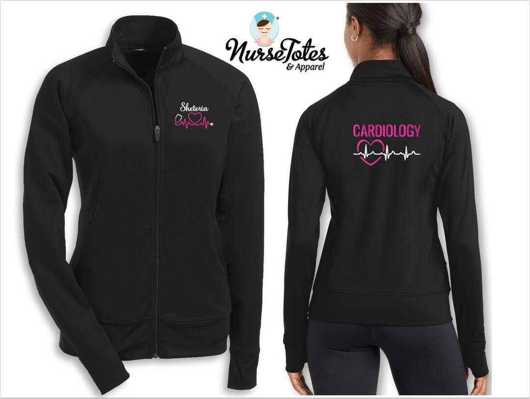 Cardiology Jacket Medical RN Apparel Personalized With Embroidery Made ...