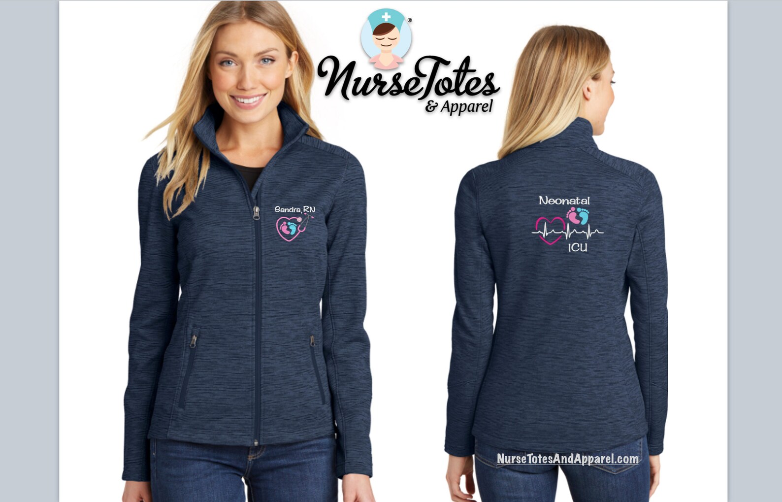 Neonatal ICU Jacket NICU Nurse Jacket Personalized Jackets | Etsy