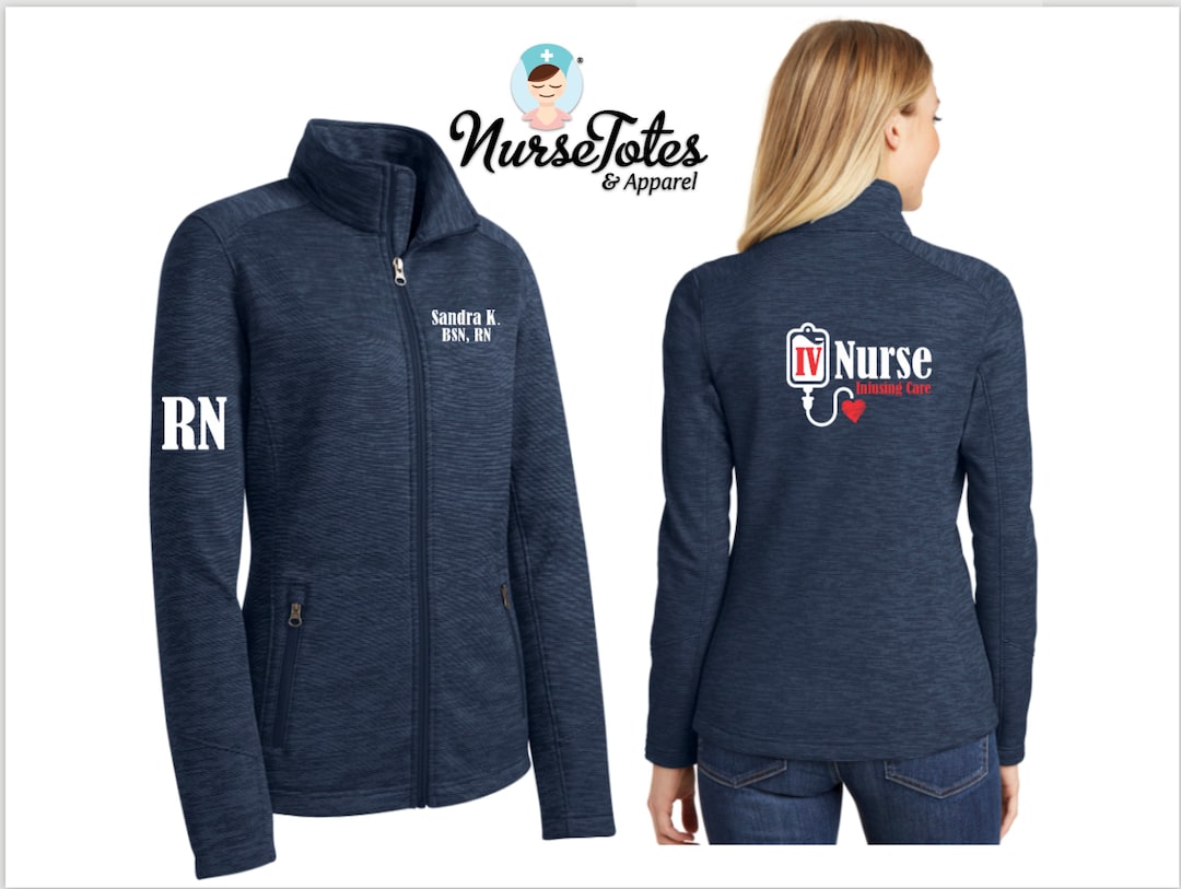 IV Infusion Registered Nurse Jacket Personalized Jacket for Hospital or ...