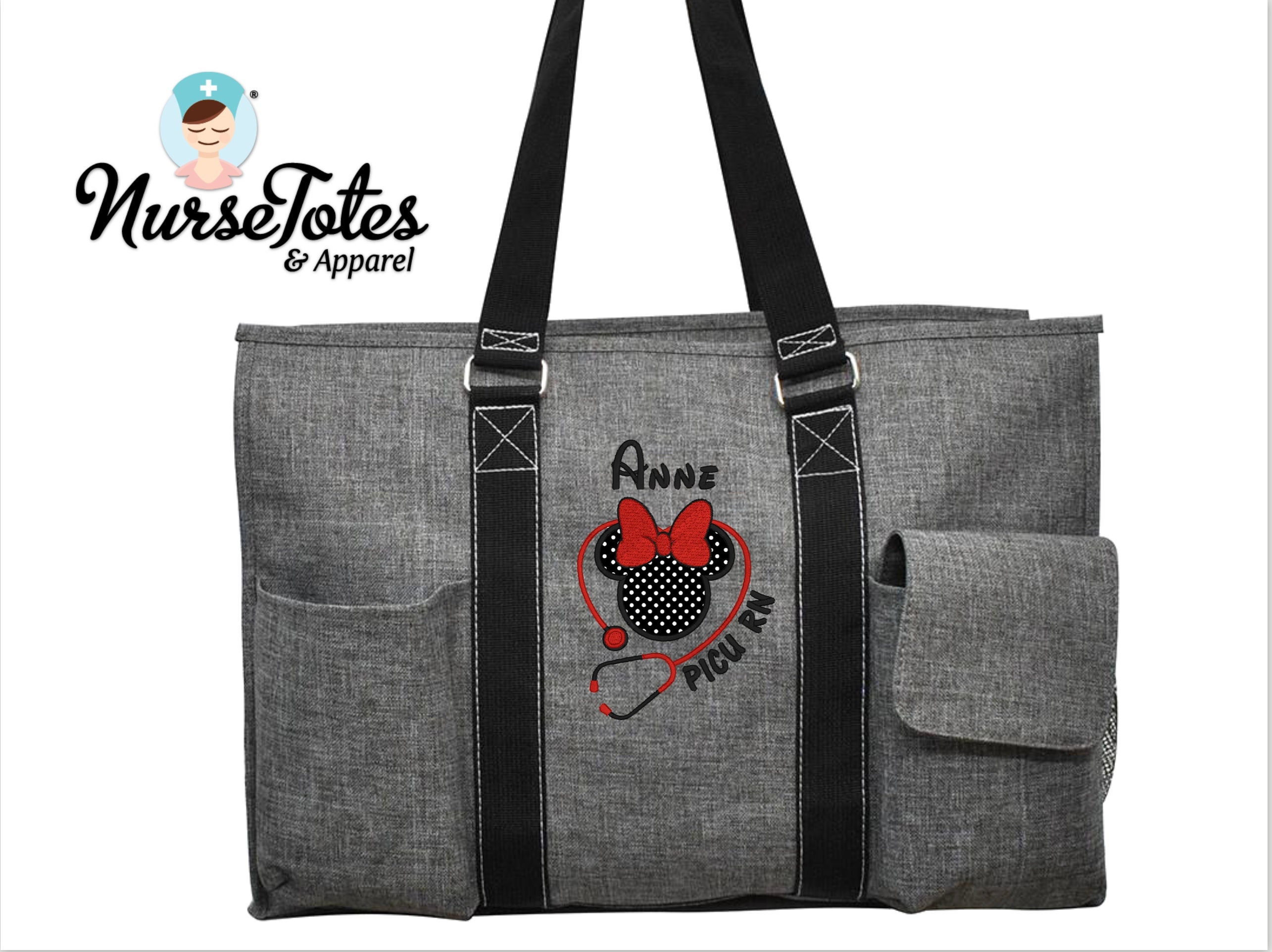PICU Minnie Mouse Medical Clinical Tote Nurse Purse Fun - Etsy