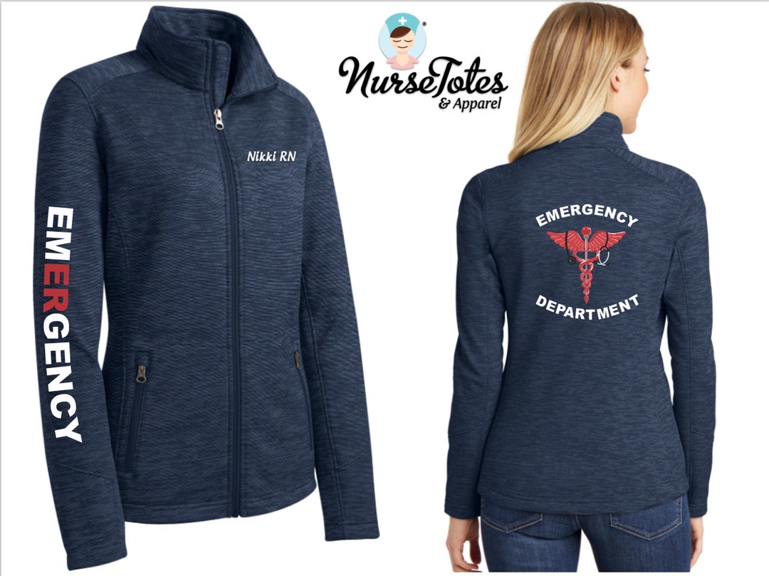 Emergency Nurse Jacket ER Nurse Apparel Personalized Medical Gear for ...