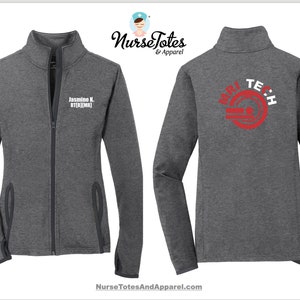 MRI Tech Ladies Jacket Sport Wick Jacket Personalized - Etsy