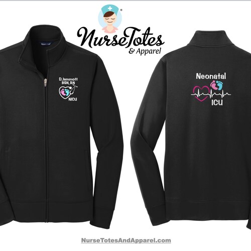 Neonatal ICU Jacket NICU Nurse Jacket Personalized Jackets - Etsy