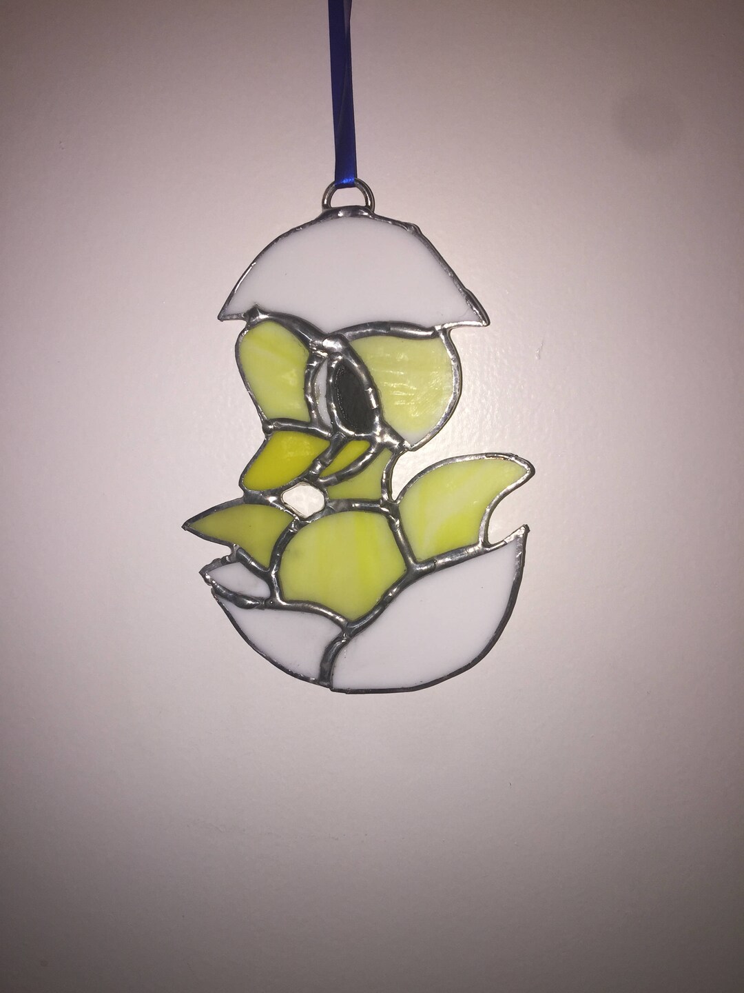 Baby Chick in Stained Glass - Etsy