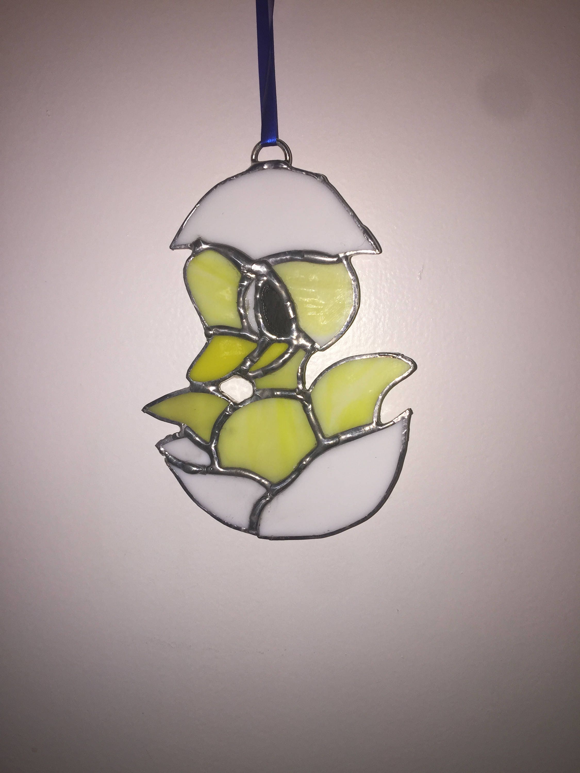 Baby Chick in Stained Glass - Etsy
