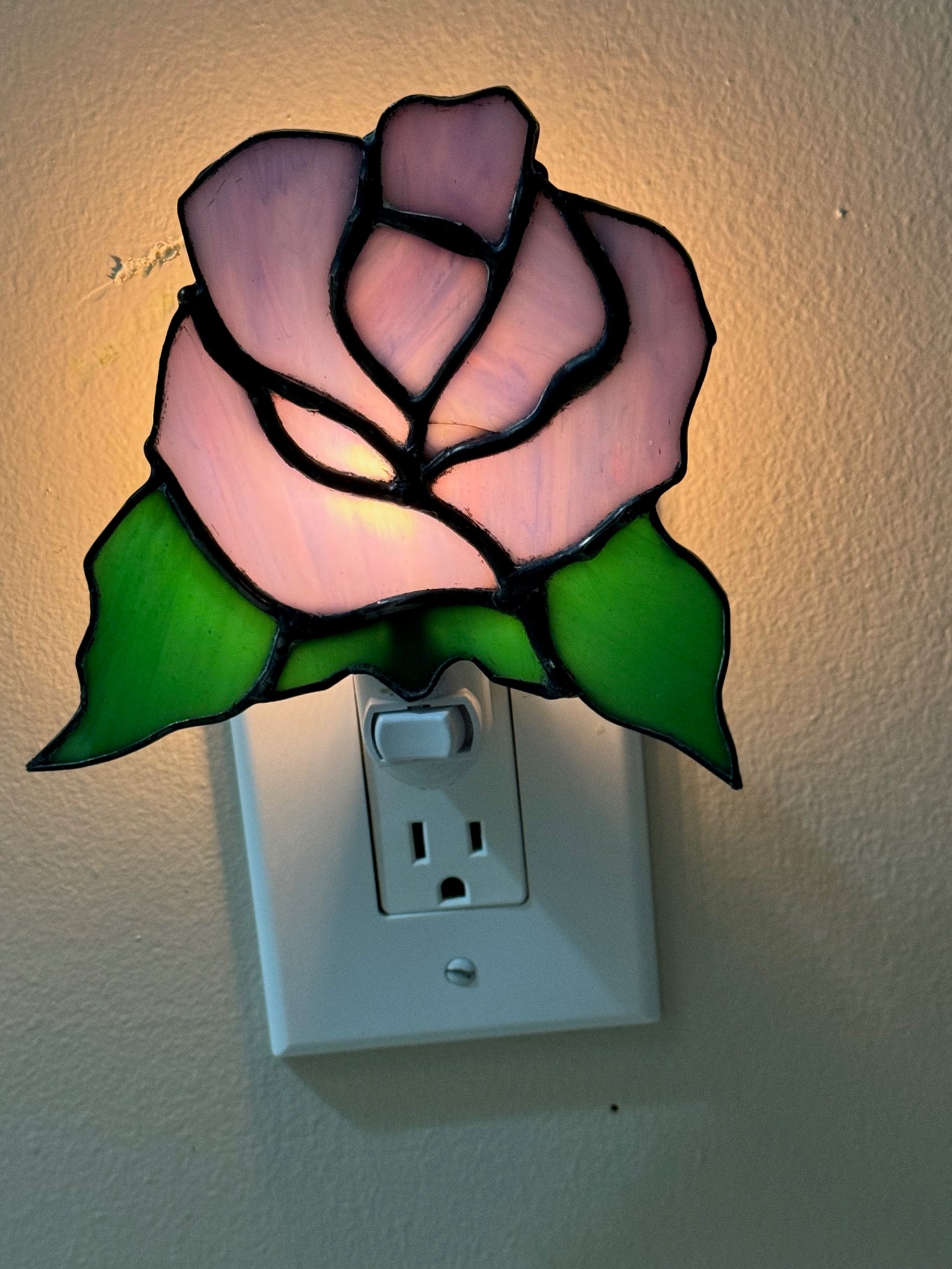 Rose Night Light - Etsy