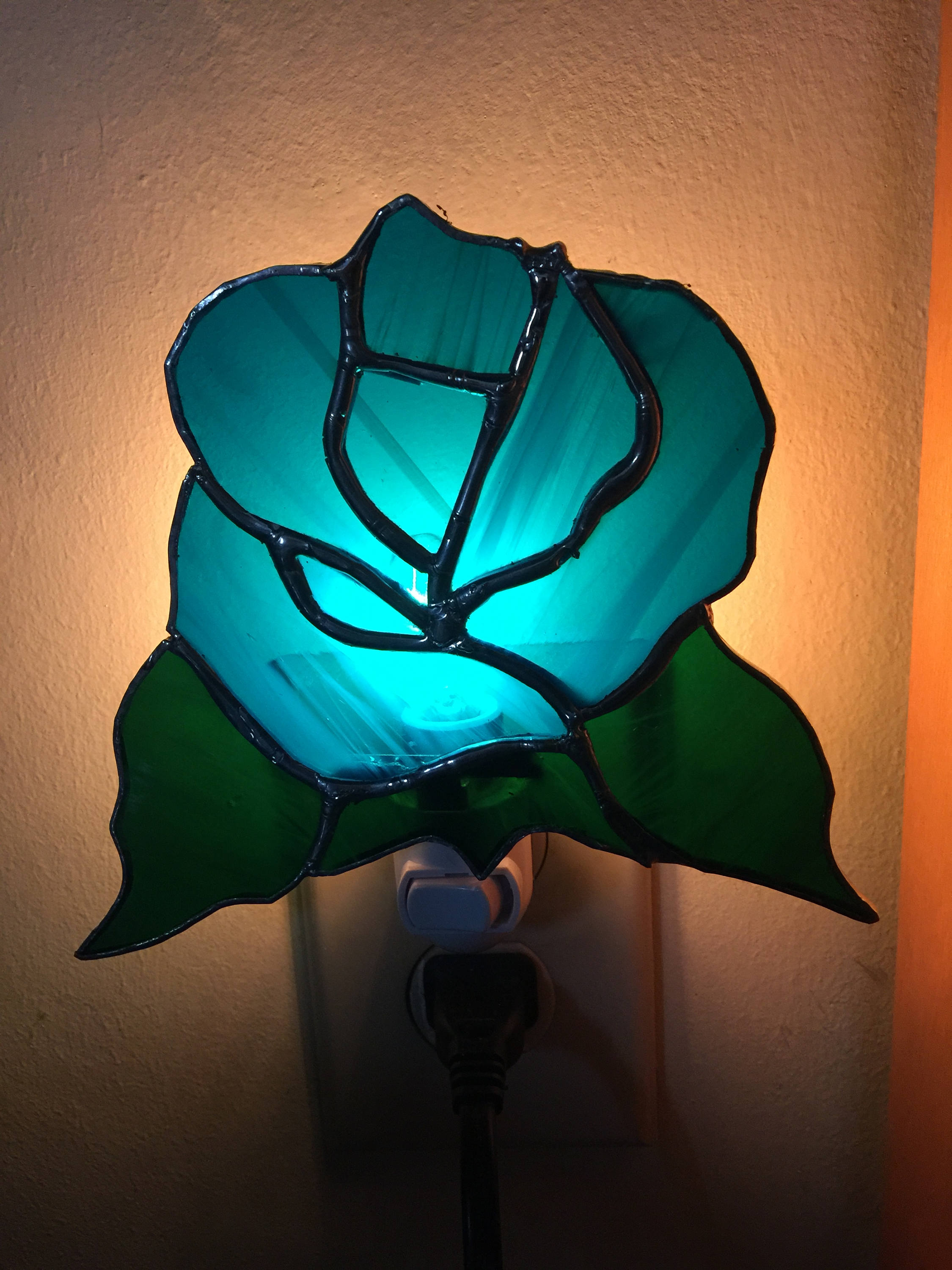 Rose Night Light - Etsy
