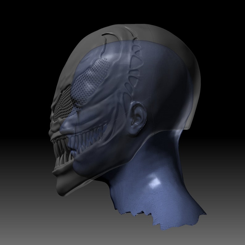 Venom Mask V2 3D printable model | Etsy