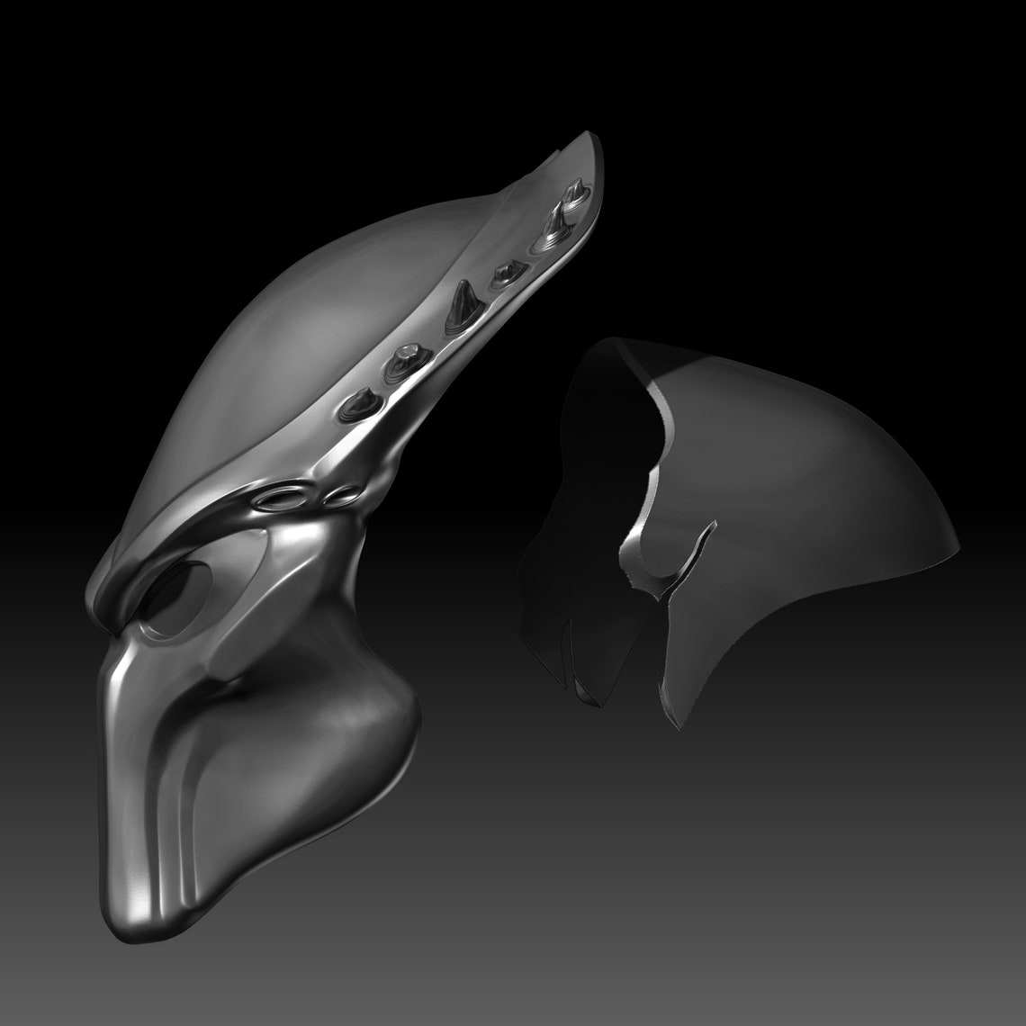 The Wolf Predator Wearable Mask 3D print model | Etsy