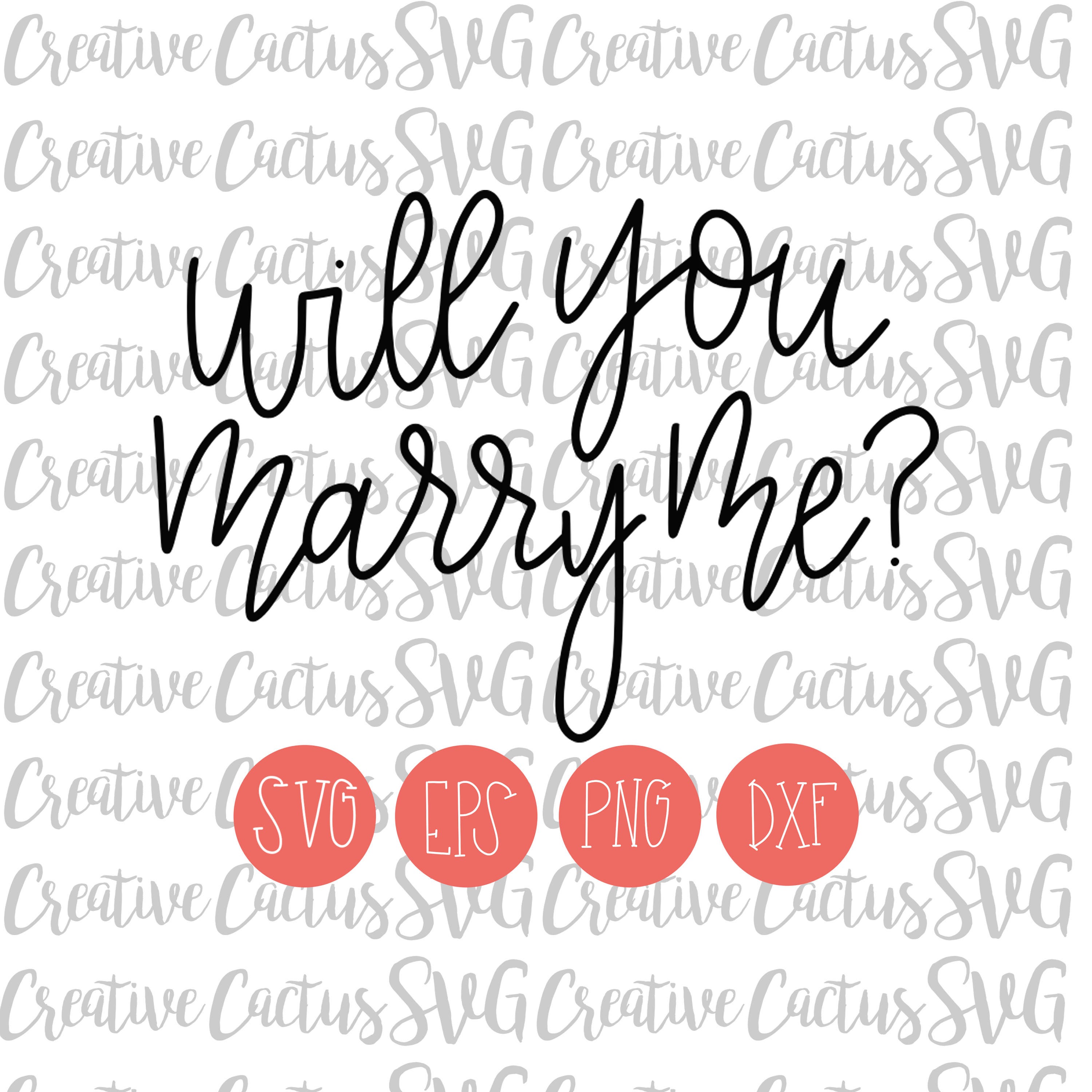 Will You Marry Me SVG | Wedding | Married | Engaged | Engagement ...