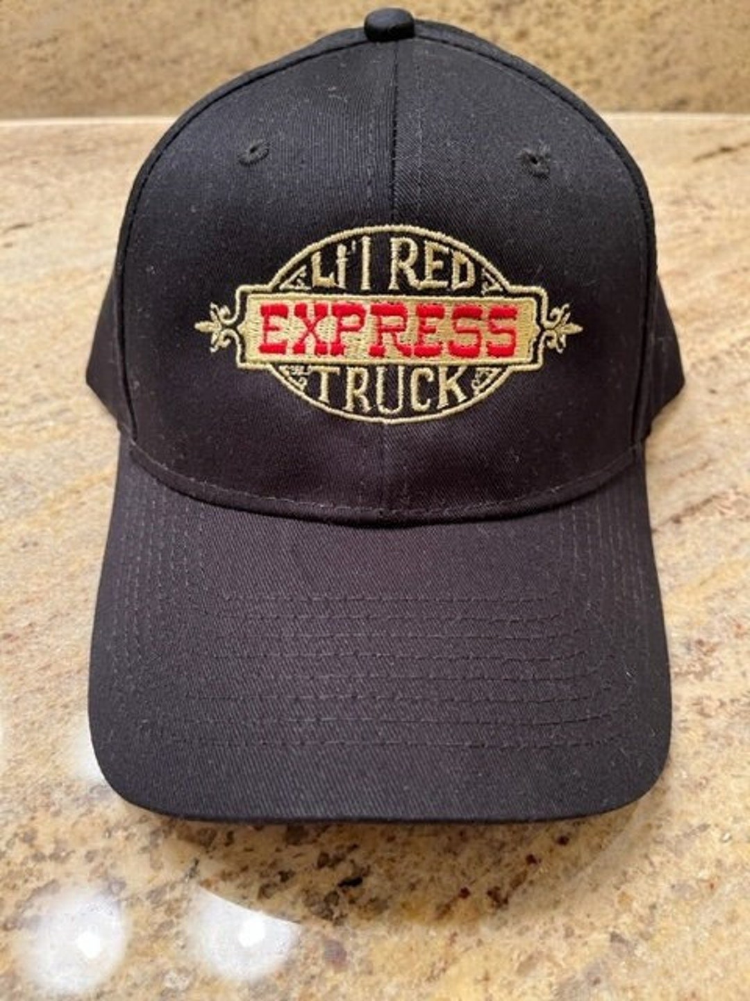 Embroidered Black Li'l Red Express Hat - Etsy