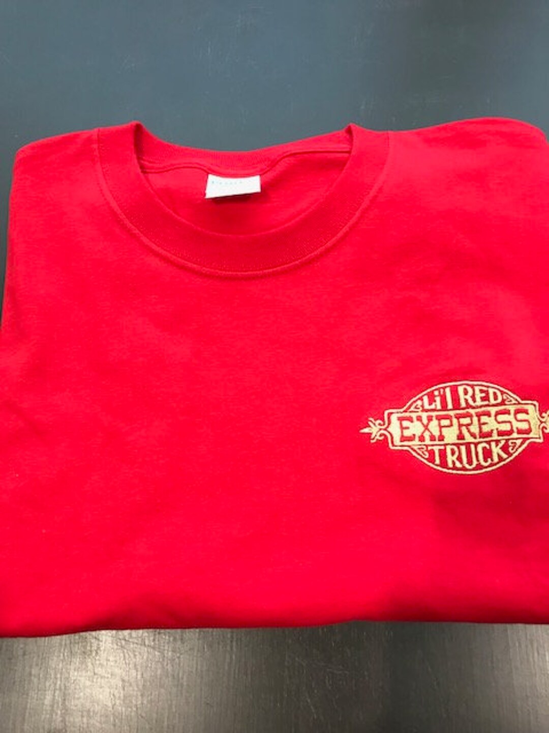 Embroidered Li'l Red Express T-shirt - Etsy