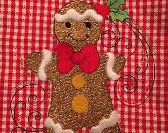 Gingerbread Kitchen Towel - Etsy