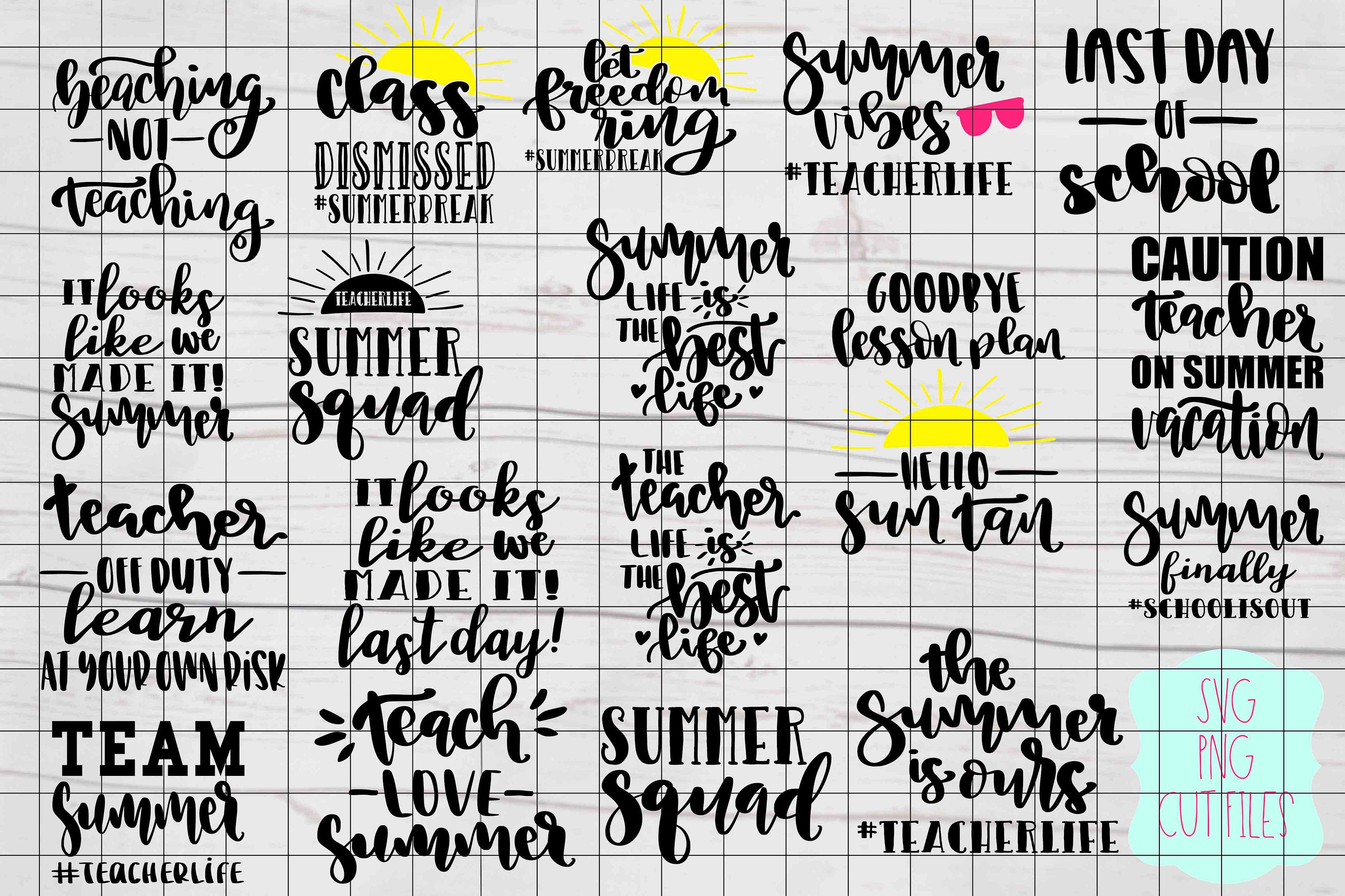 Mega Teacher 78 Designs SVG PNG Cut File Bundle | Etsy