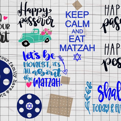 25 Pesach Passover SVG PNG Cut Files - Etsy