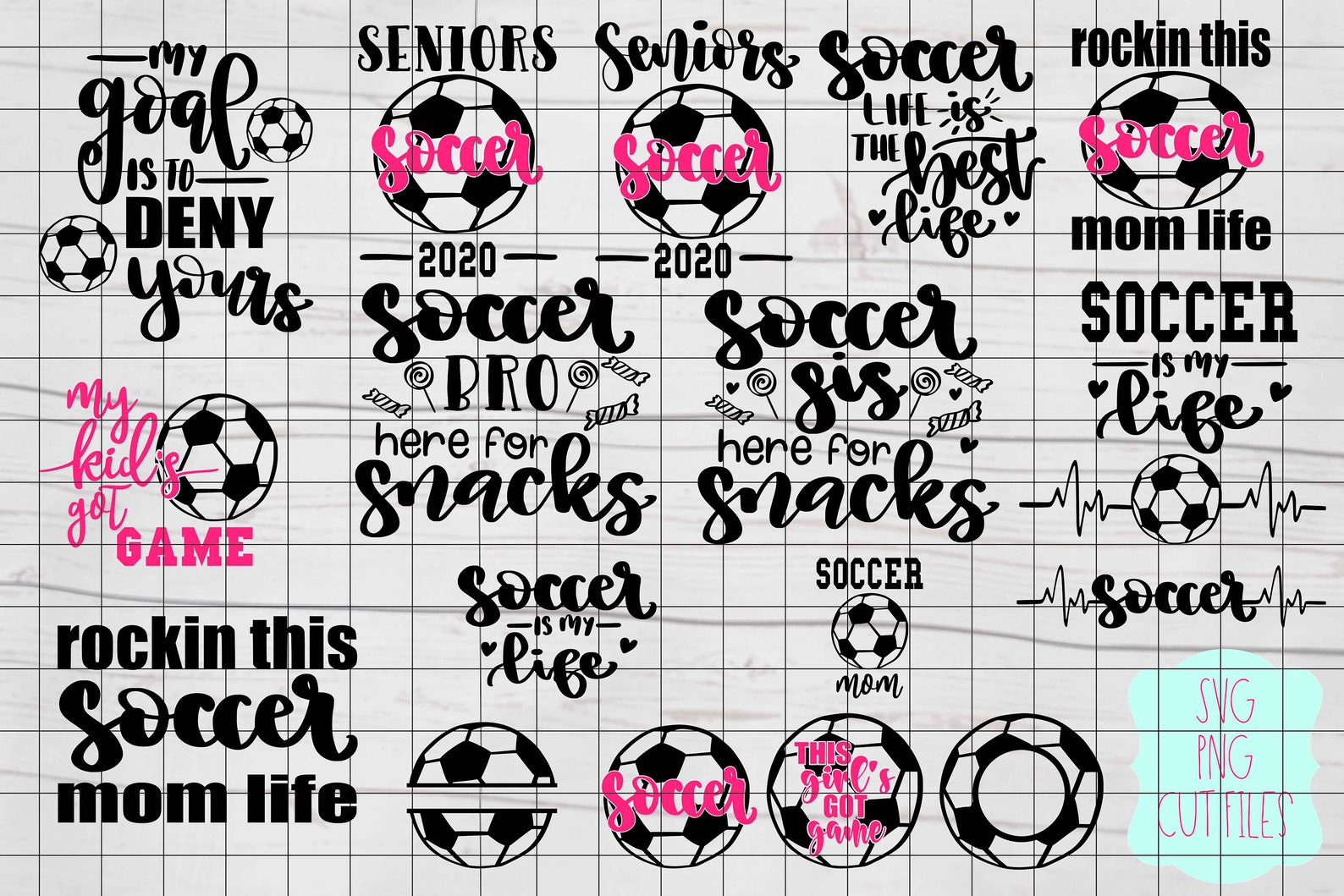 71 Soccer SVG PNG Cut Files - Etsy