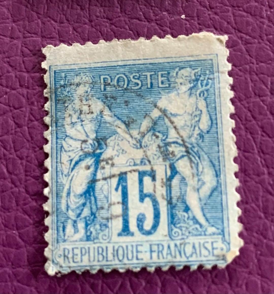 Rare 15 Cent République Française Stamp - French Philatelic Treasure - Etsy
