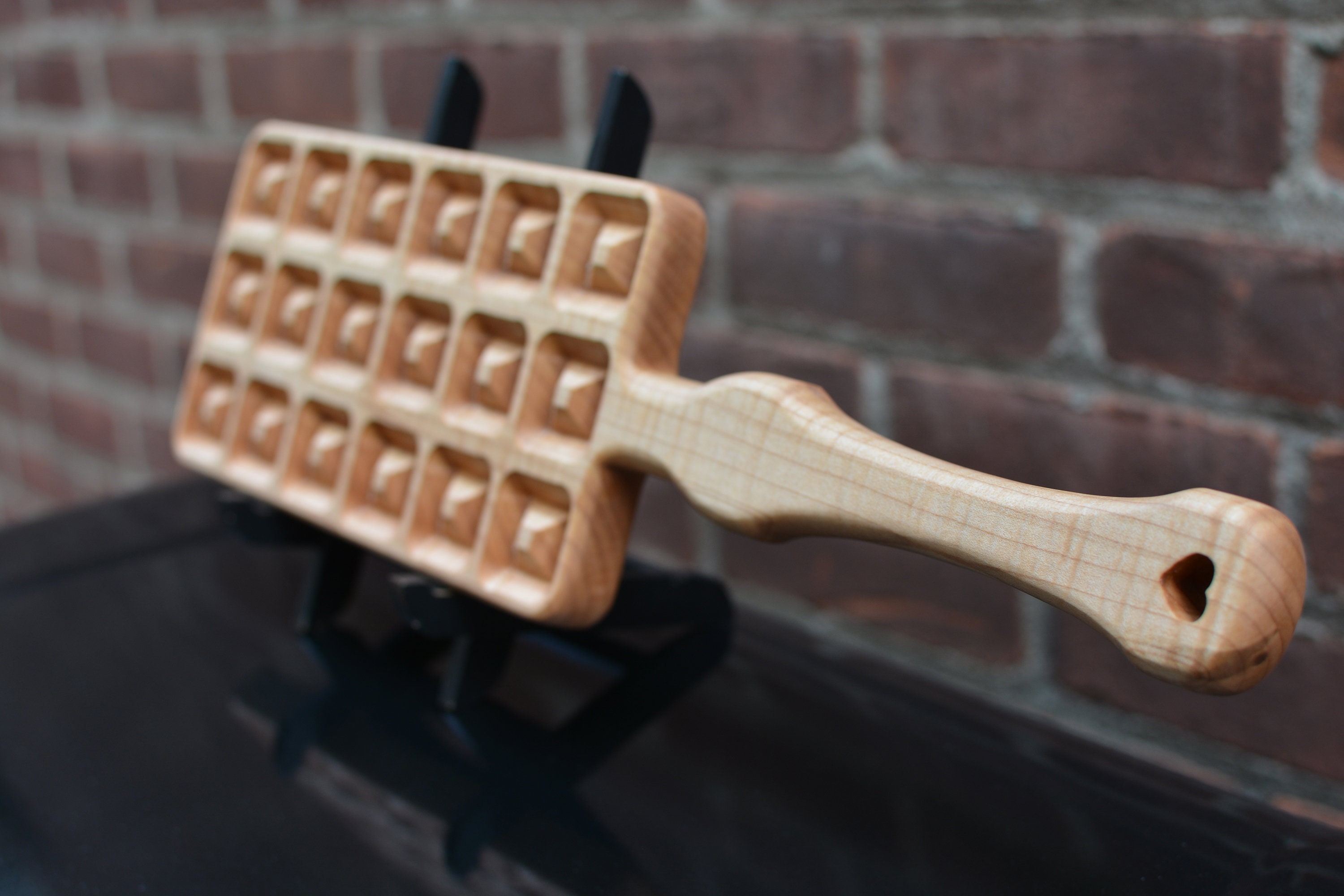 Wood Spanking Paddle Waffle Texture - Etsy