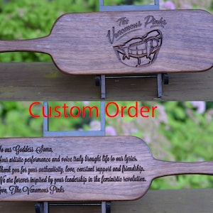 Wood Spanking Paddle Rose - Etsy