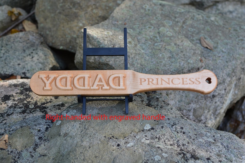 Wood Spanking Paddle Daddy Raised Lettering Bdsm Etsy