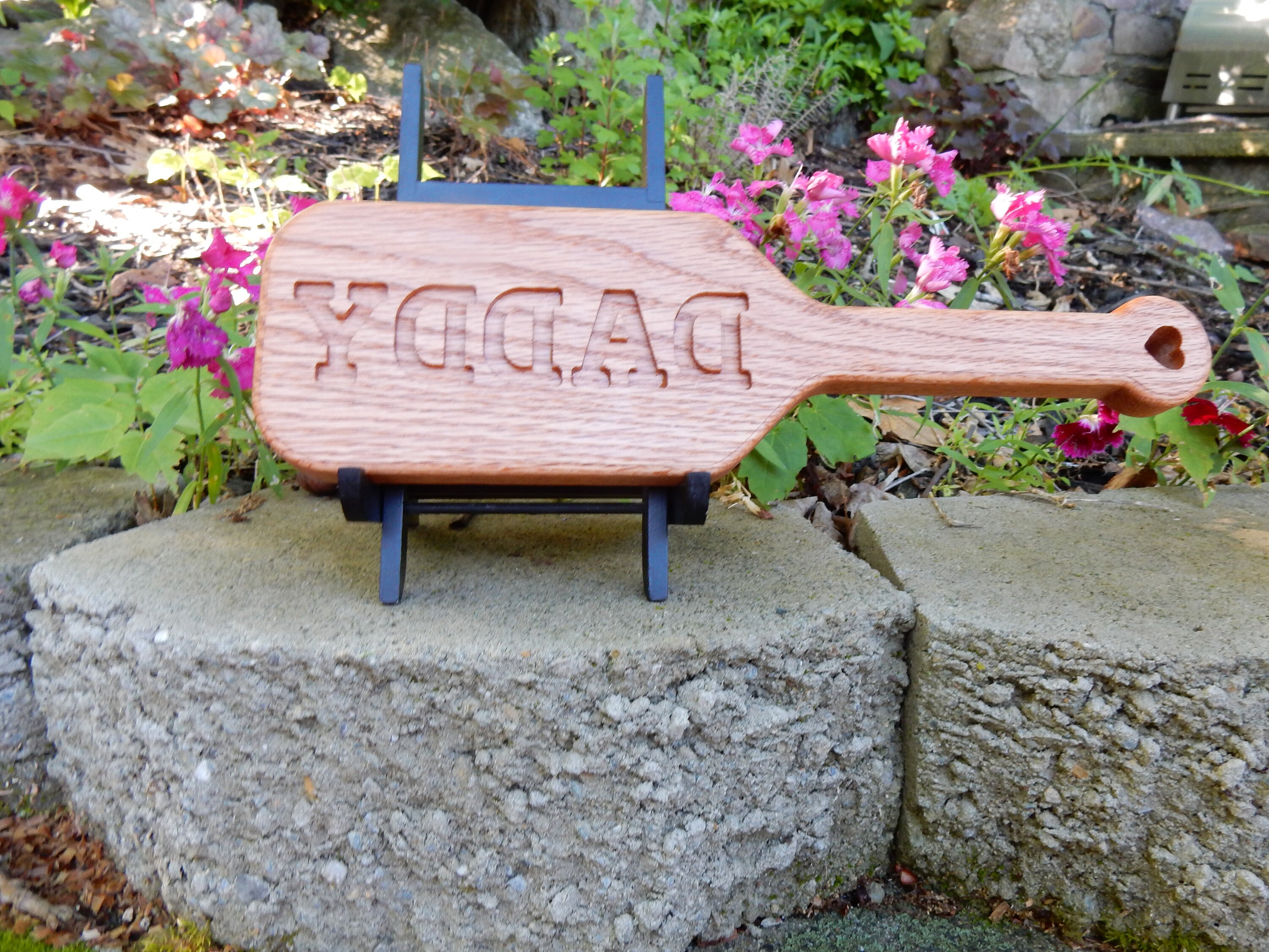 Wood Spanking Paddle Bdsm 3 5 Inches By 12 Inches Daddy Mirror Etsy