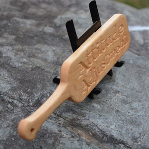 Wood Spanking Paddle Attitude Adjustment With Instructions - Etsy