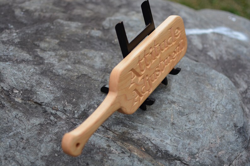 Wood Spanking Paddle Attitude Adjustment With Instructions - Etsy