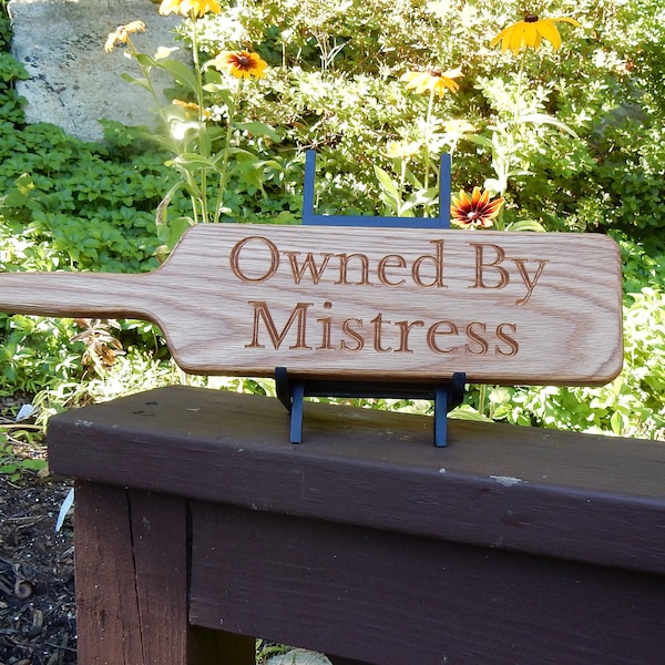 Mistress Paddle Etsy