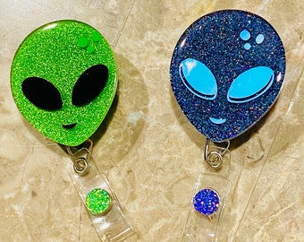 Alien Badge Reel - Etsy