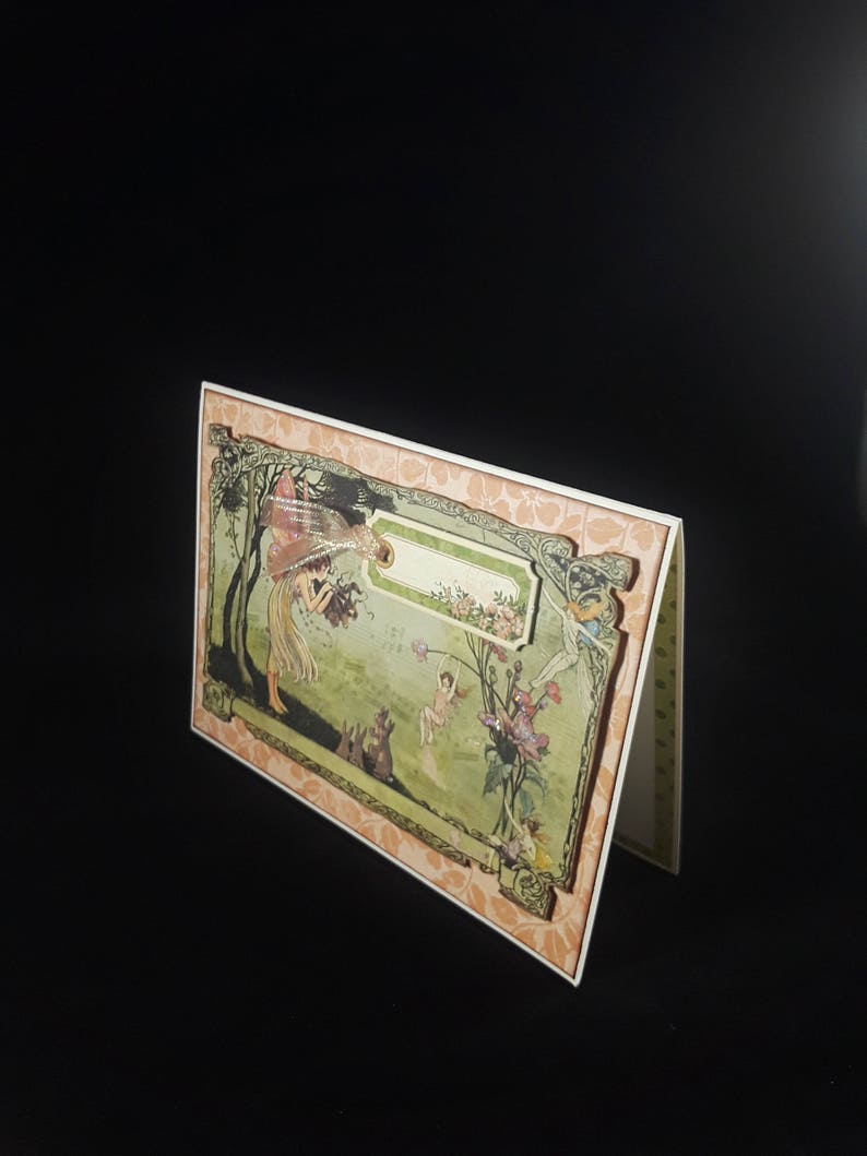 Handmade Fairy Card - Etsy