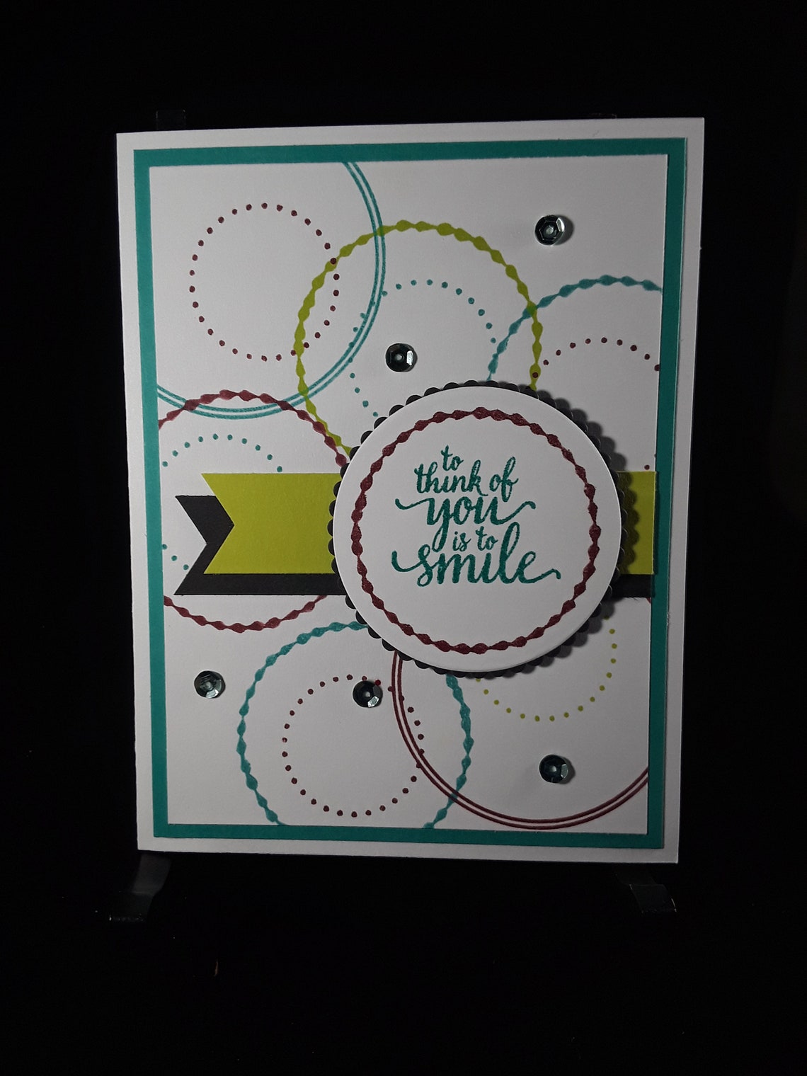 Circle Card - Etsy