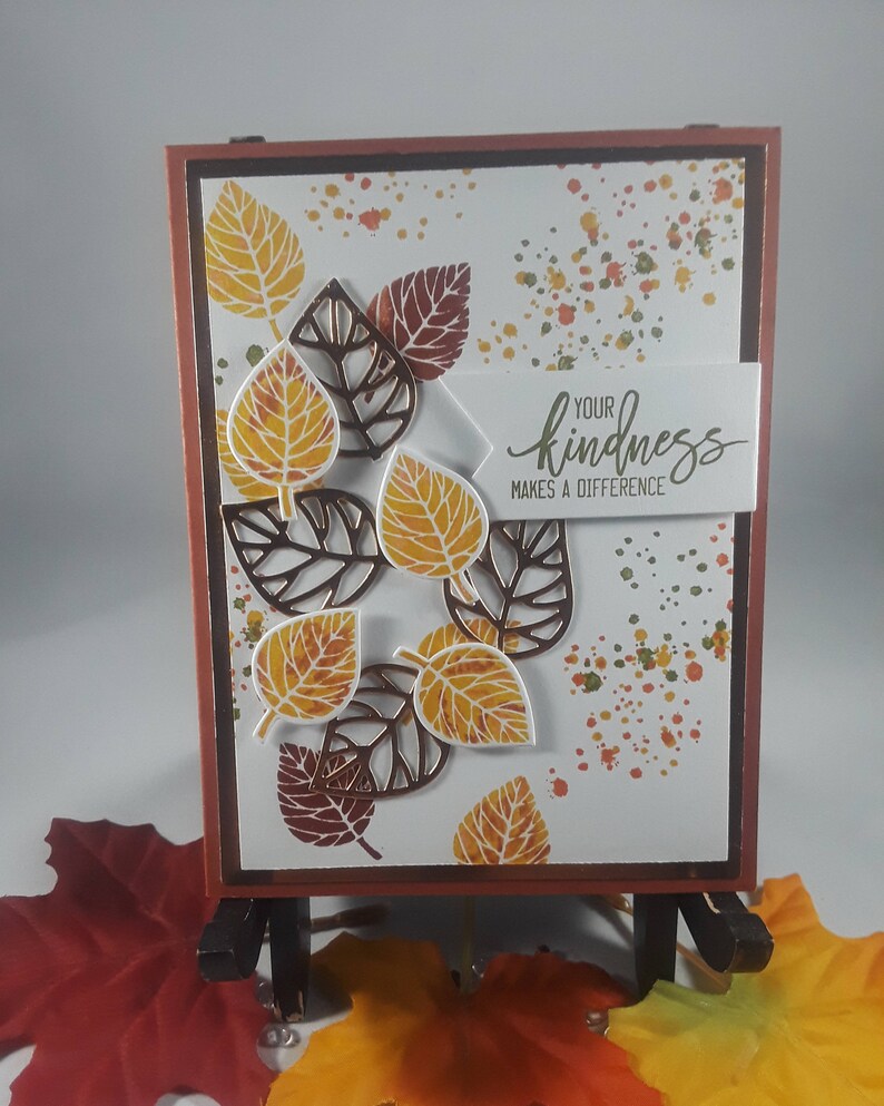 Handmade Fall Thank You Card - Etsy