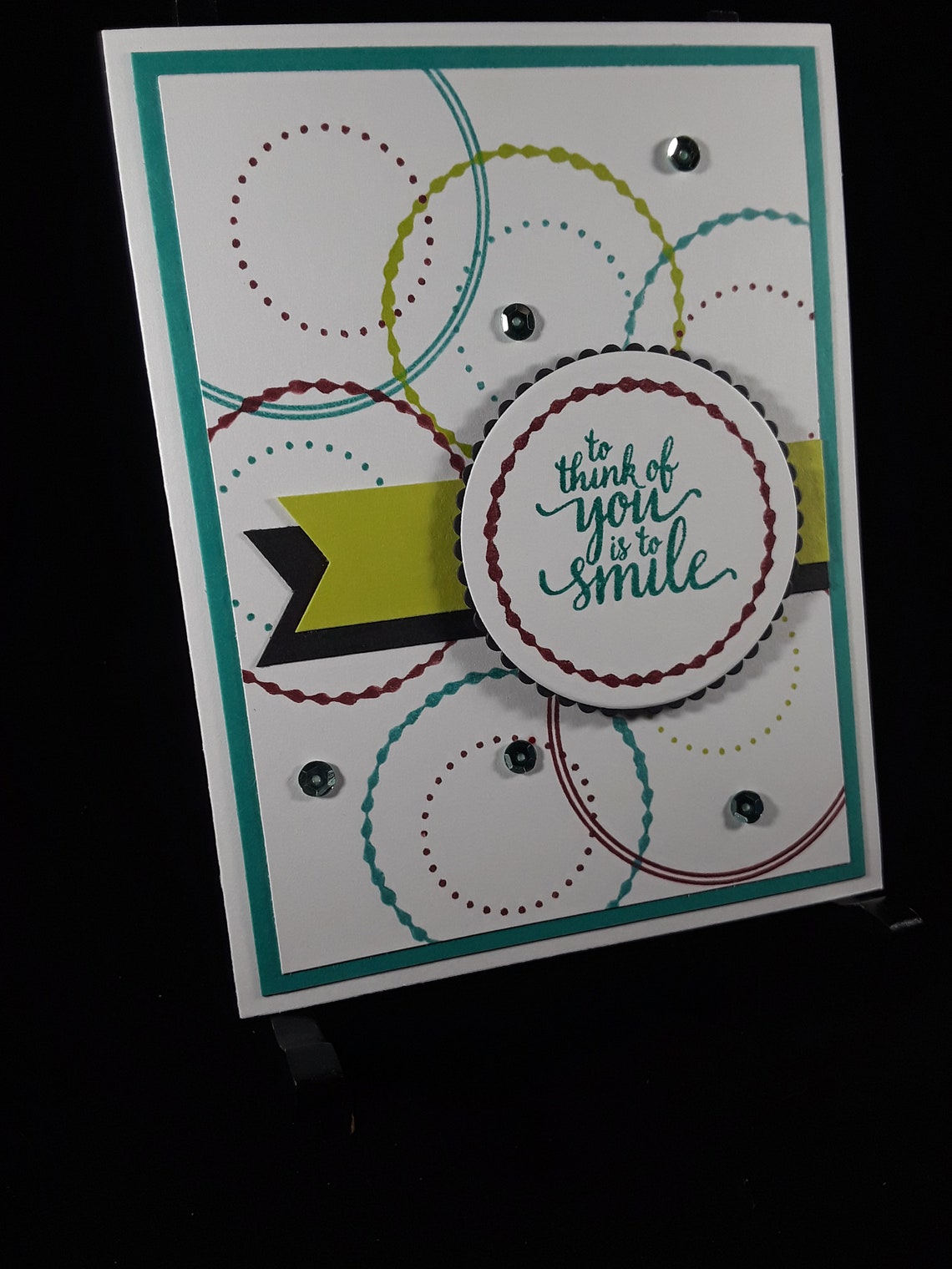 Circle Card - Etsy