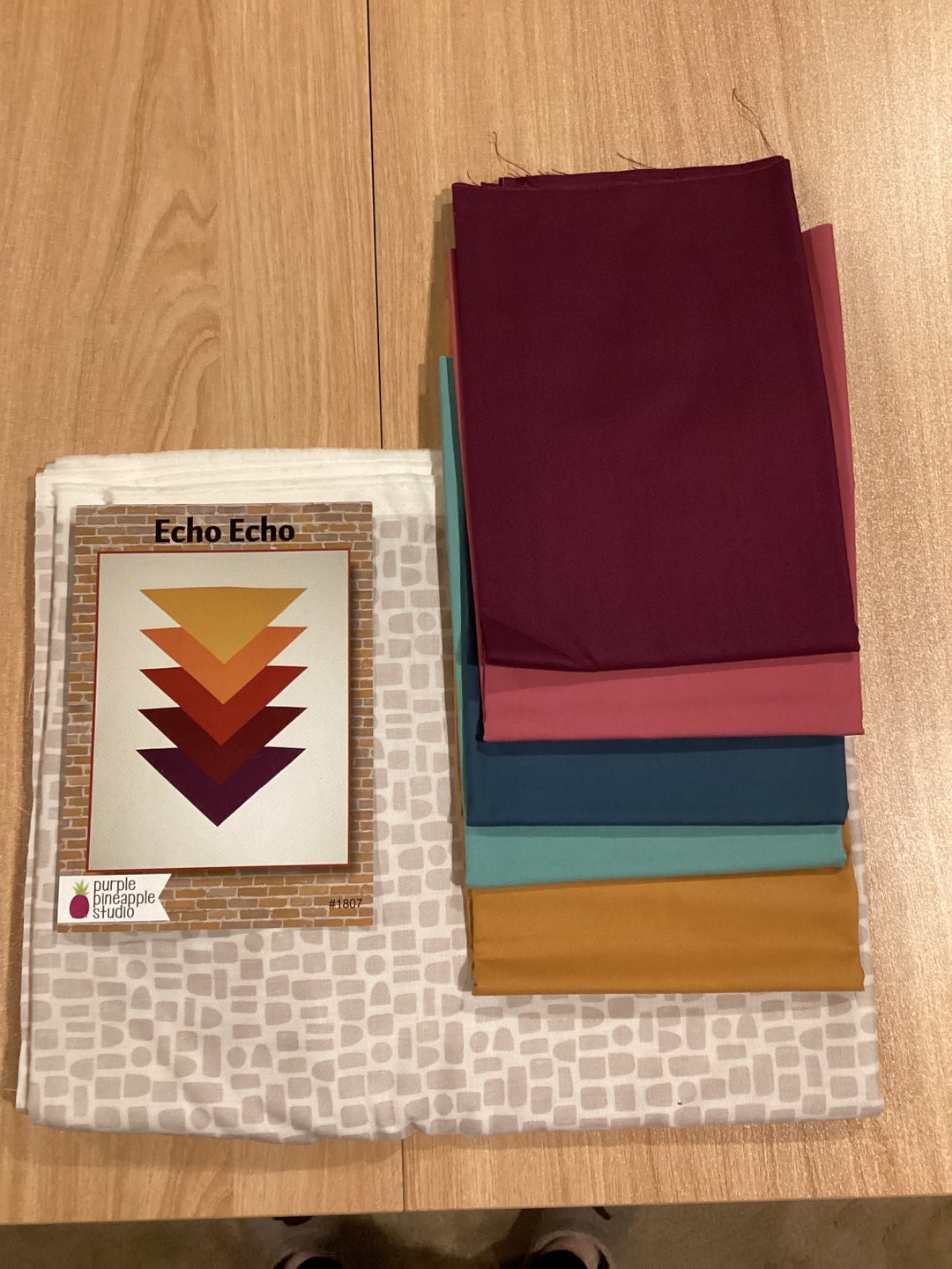 Echo Echo Quilt Kit Designed by Purple Pineapple Studio, Includes ...