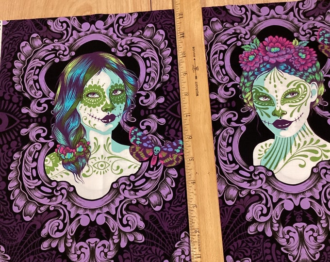 RARE Strip Pf 5 De La Luna by Tula Pink Cameos for Free Spirit ...