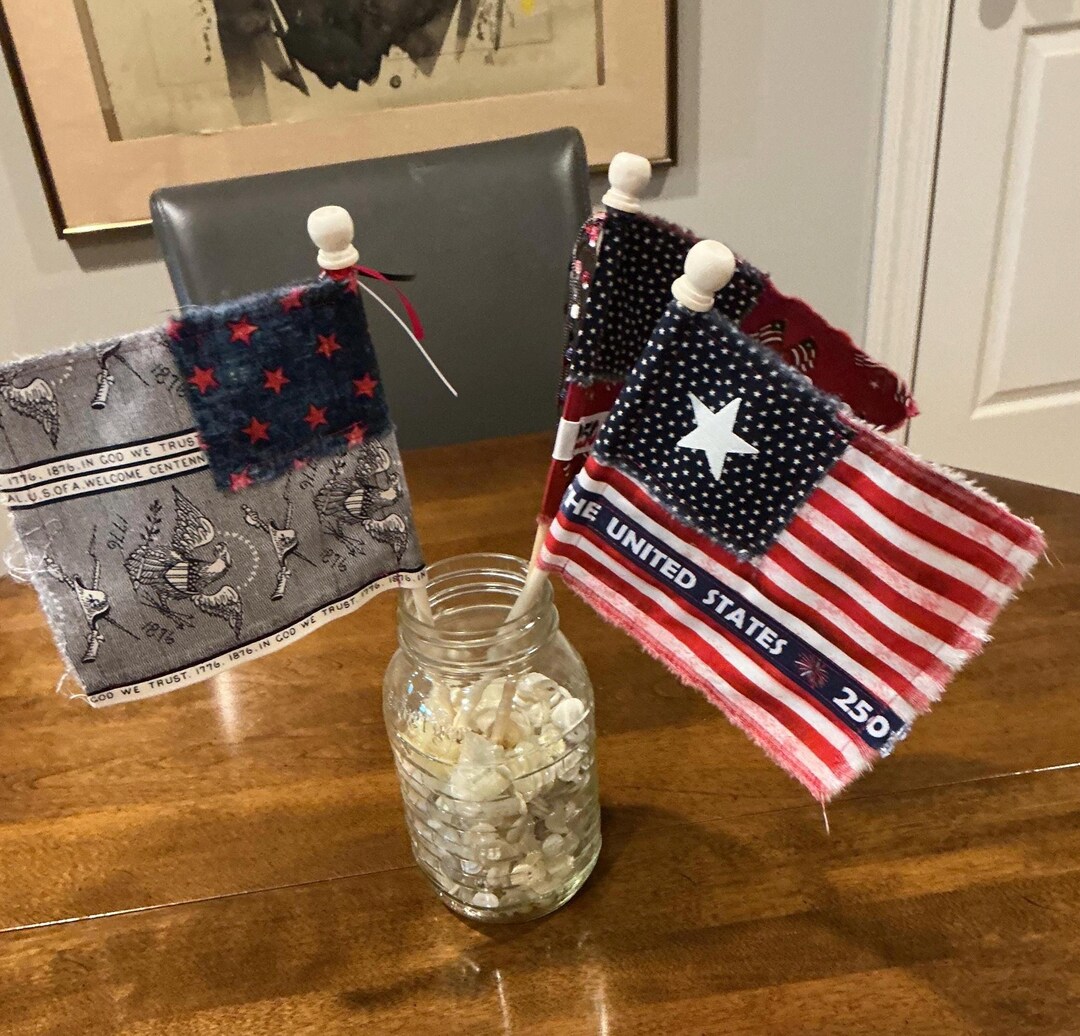 Handmade Patriotic Americana Flags - Etsy