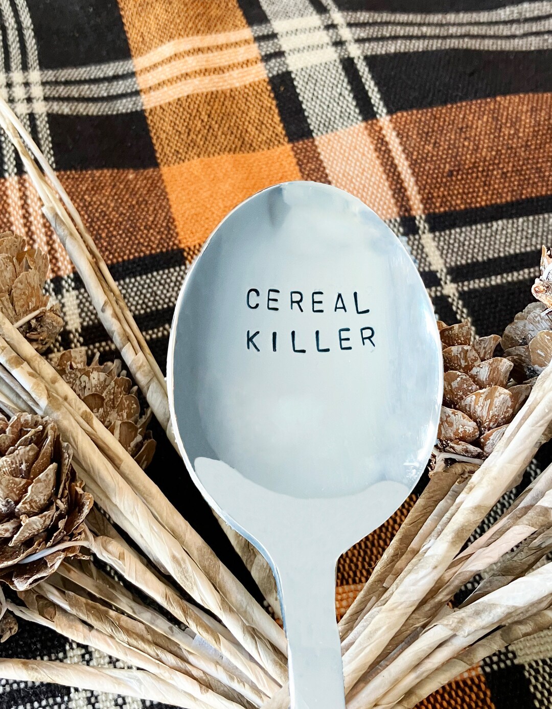 Cereal Killer Spoon, Cereal Killer Hand Stamped Spoon, Funny Spoon ...