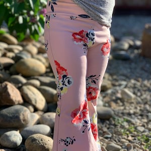 High-waisted Baby Bell Bottoms PDF Pattern and Tutorial | Flares ...