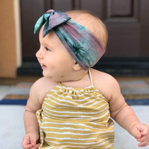 Bow Headband PDF Pattern and Tutorial | Headwrap, Knot Bow, Baby ...