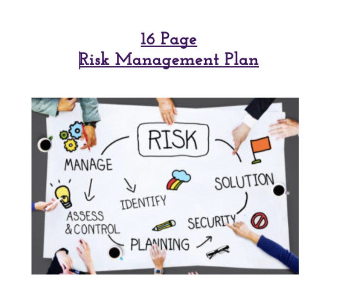 Risk Management Plan Template Etsy risk-management-plan-template-etsy