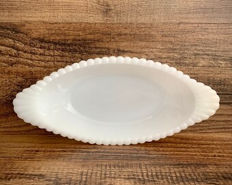 Milk Glass Dish | Etsy