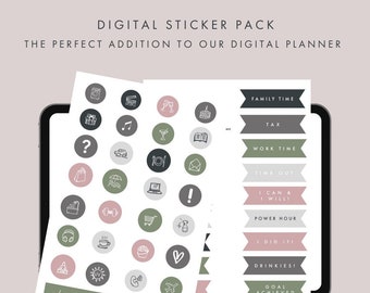 The Valentine's Day Digital Sticker Pack - Etsy