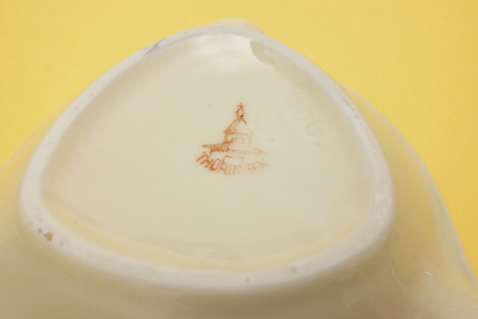 Vintage Thuringia Porcelain Ashtray With Flower Motif and 3 Cigarette ...