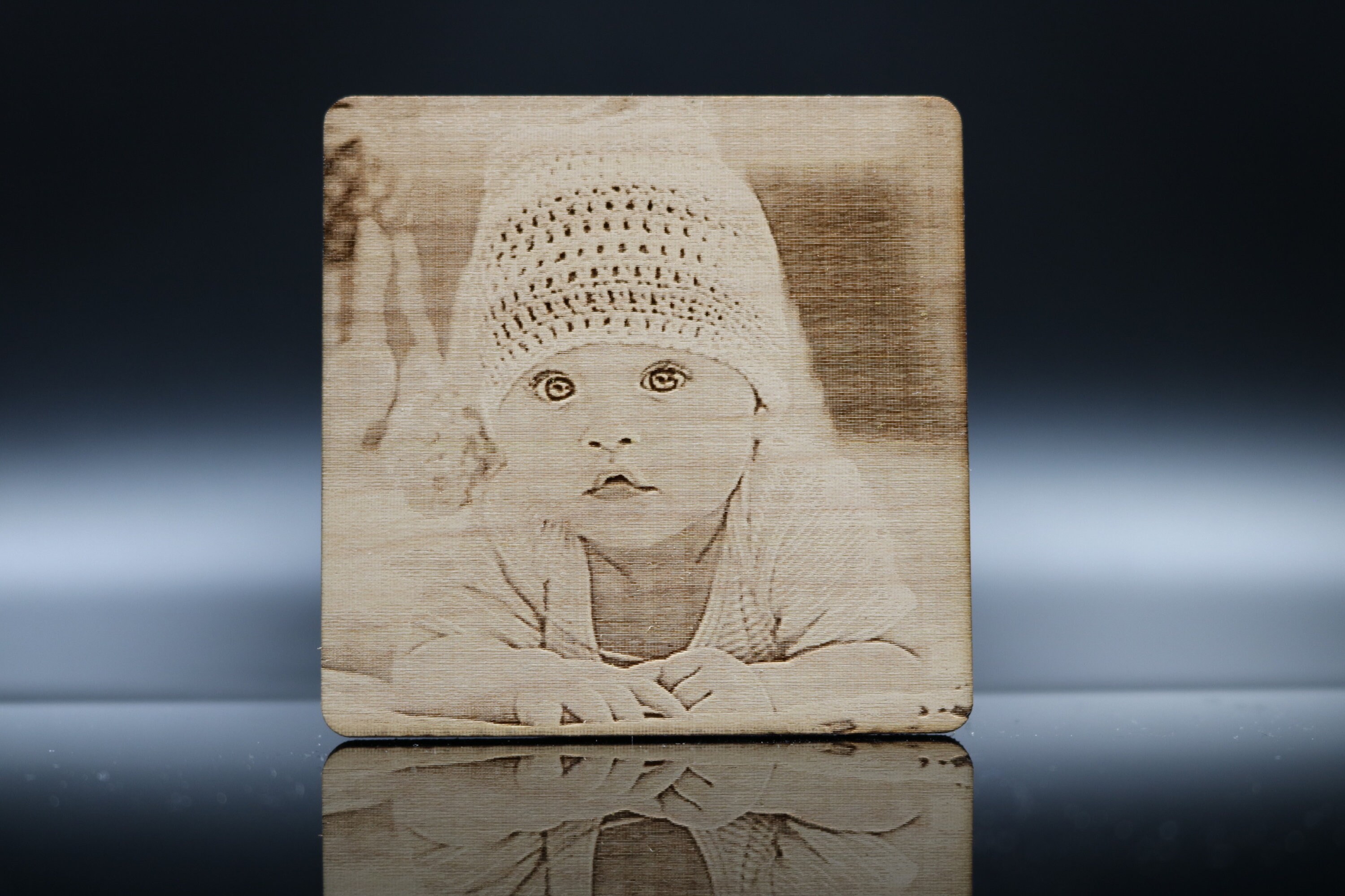 Magnet Photo Laser Engraved Maple Wood - Etsy