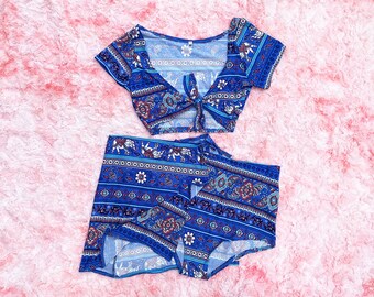 Blue Rave Outfit | Etsy